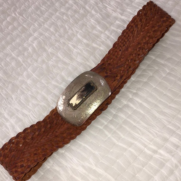 Sousaan Designs | Accessories | Soussan Designs Woven Leather Belt ...